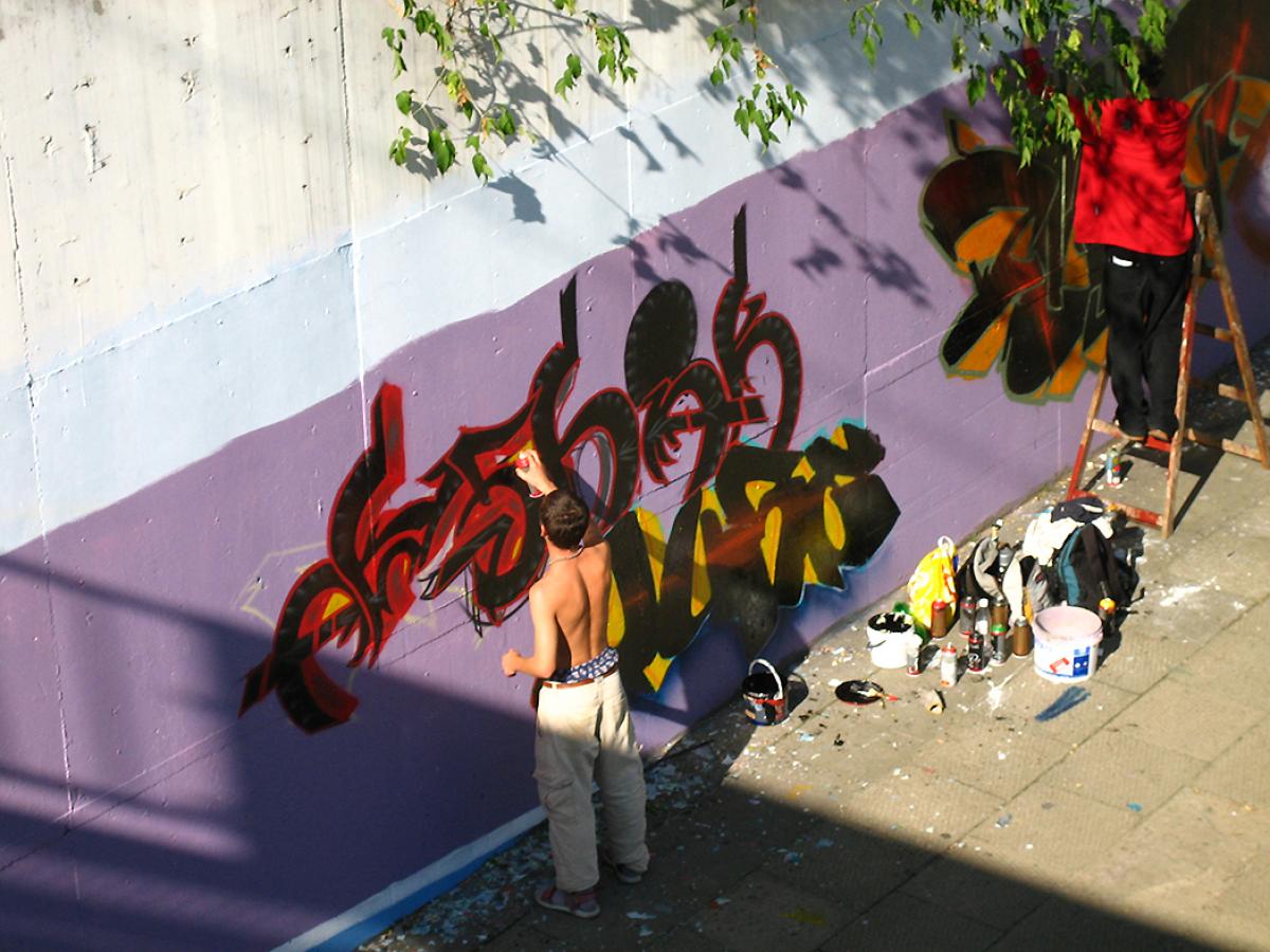 Wspomnienia z Graffiti Jam 2006: Bielsko-Biała maluje na murach ...