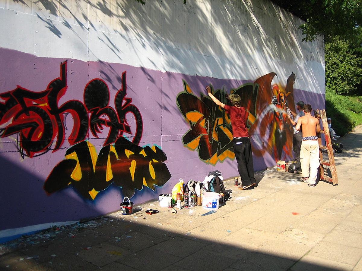Wspomnienia z Graffiti Jam 2006: Bielsko-Biała maluje na murach ...